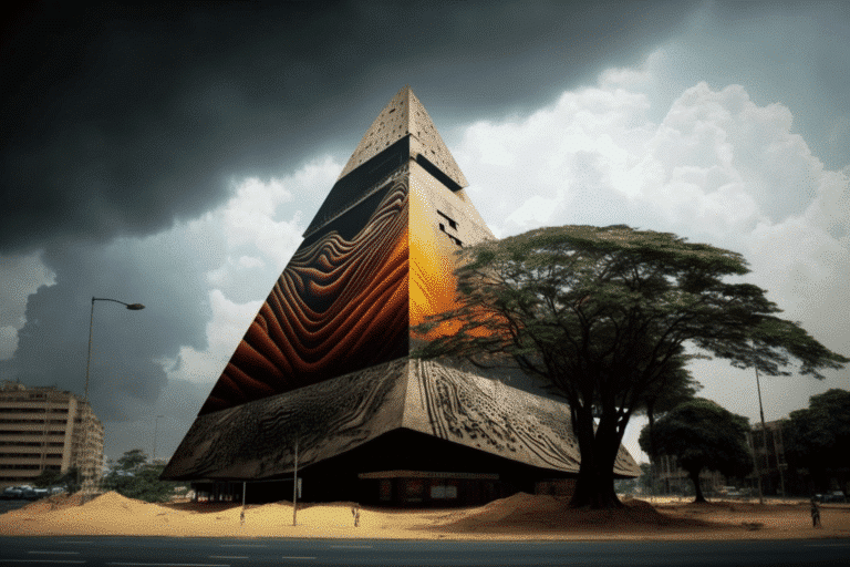 Reviving Ivory Coast's Forgotten 'Pyramid' with Vibrant Art