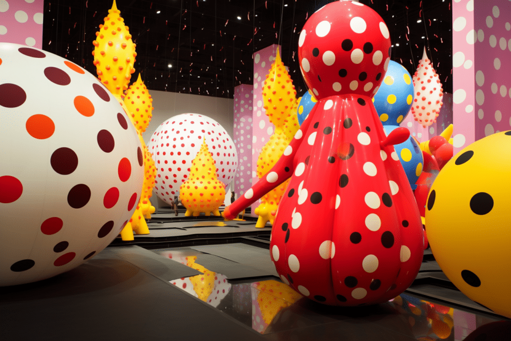 Yayoi Kusama's Iconic Polka Dot Art Exhibition Marks the Opening of ...